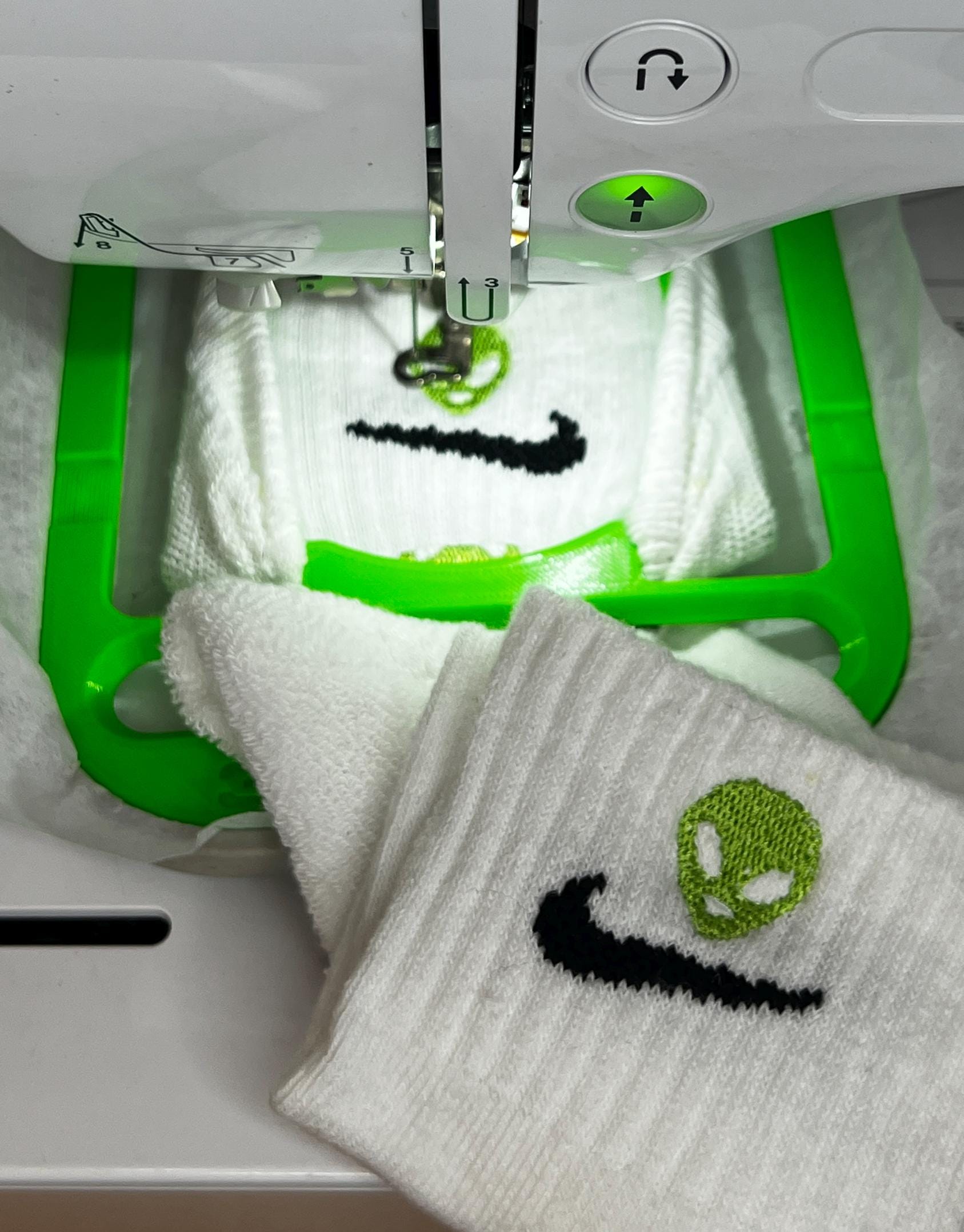Sock Hoop™ Insert: Brother/baby Lock 4x4 (100x100mm) SA443 Embroidery ...