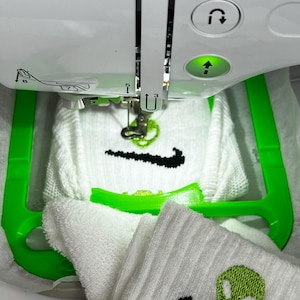 Sock Hoop™ Embroidery Aid Insert: Fits Brother / Baby Lock 4x4 Hoops ...