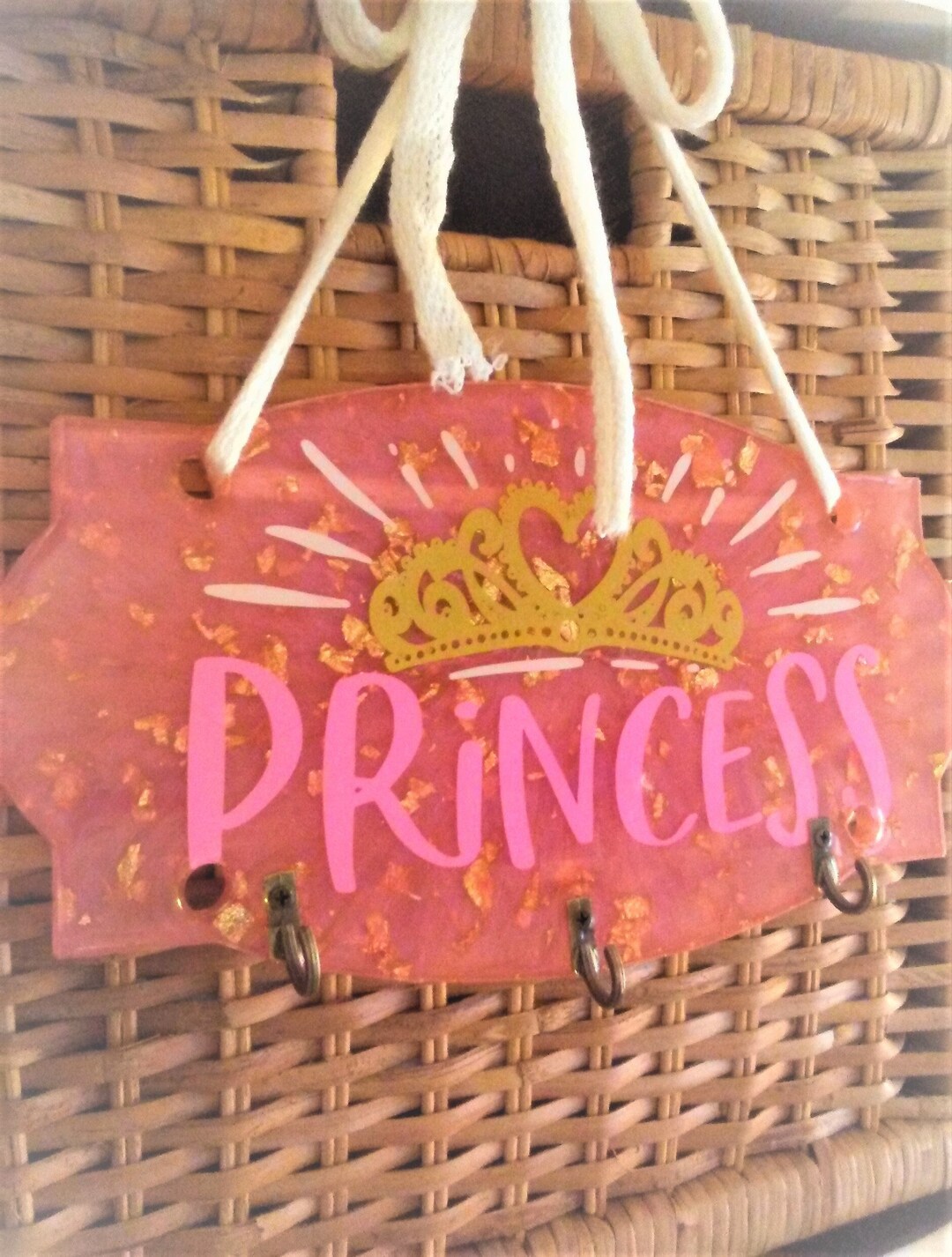 Resin Princess Key Rack, Key Holder, Key Organizer, Dog Leash Holder ...