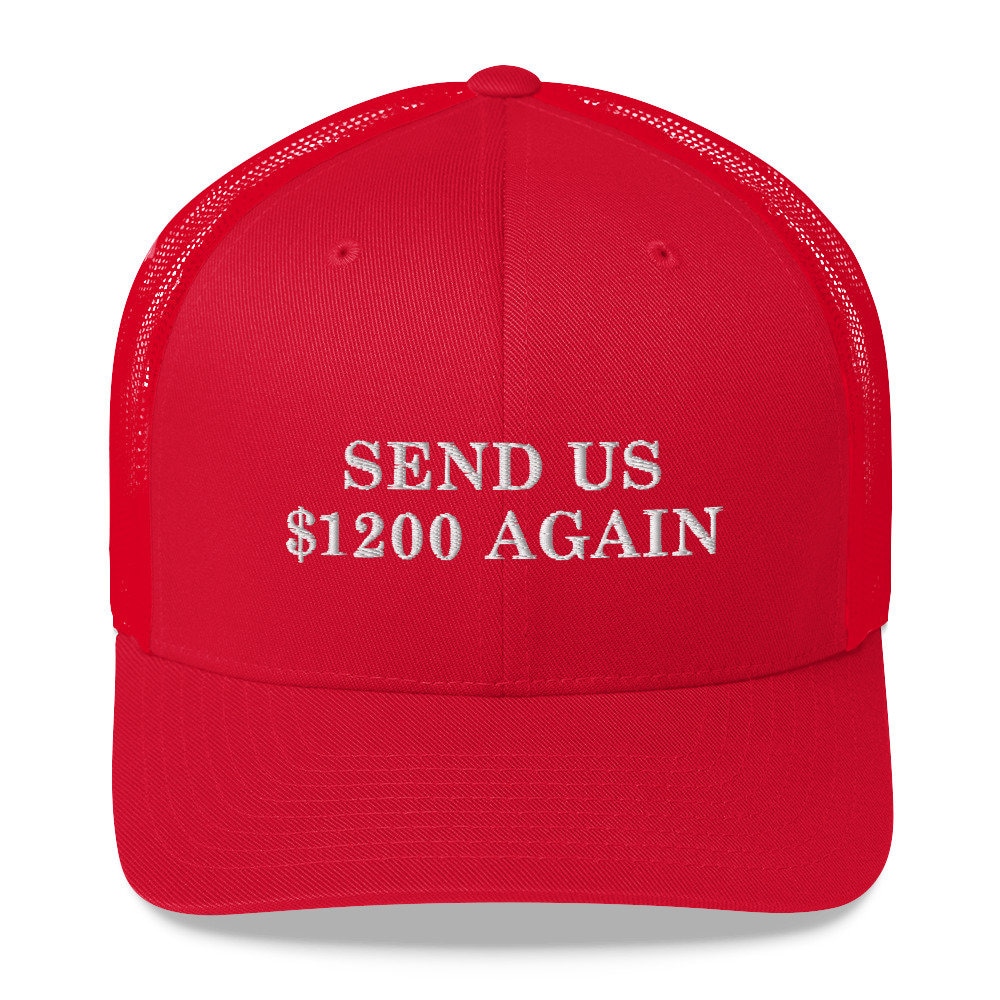Send Us 1200 Again Red Trucker Cap - Etsy