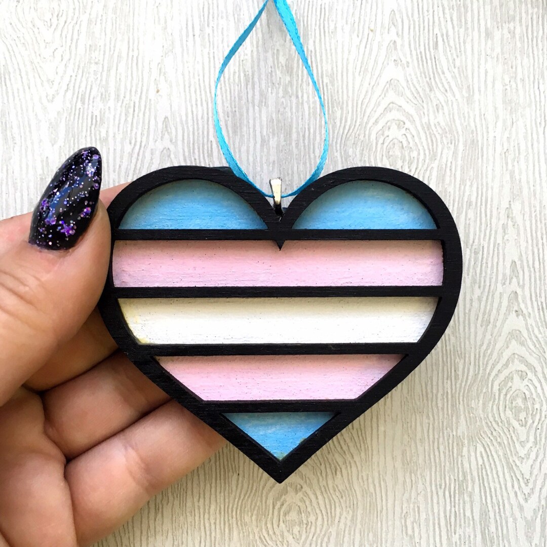 Trans Pride Ornament, Trans Flag, Trans Ornaments, Transgender Pride ...