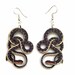 Large Snake Earrings, Python Serpent Witch Earrings, Weird Earrings ...