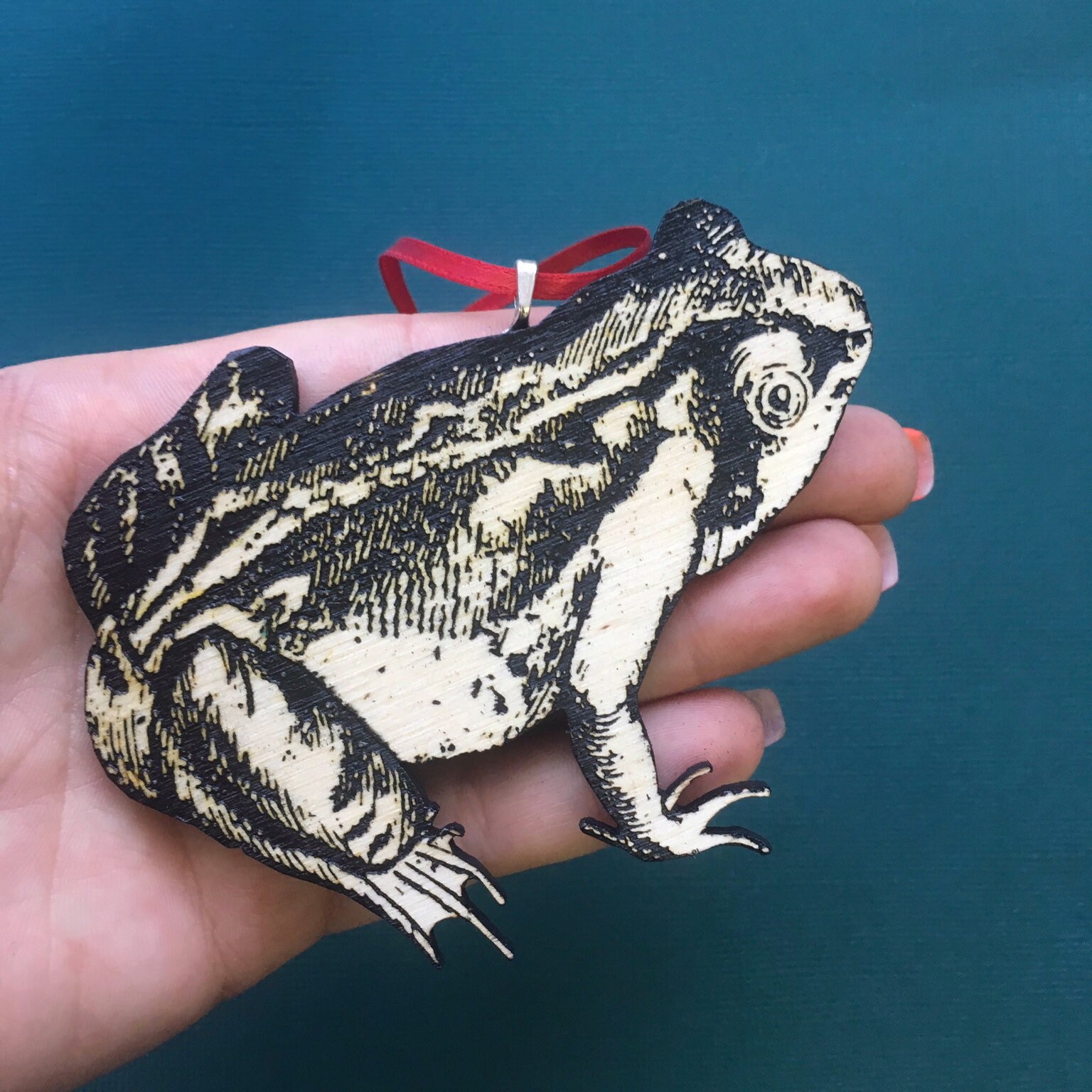 Frog Ornament Toad Christmas Ornament Vintage Frog Animal | Etsy