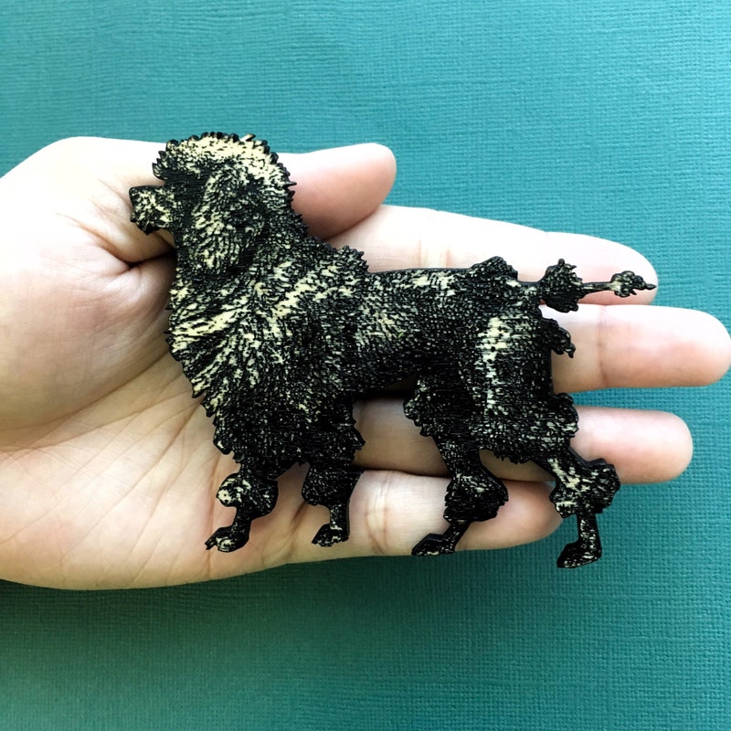 Poodle Magnet - Etsy