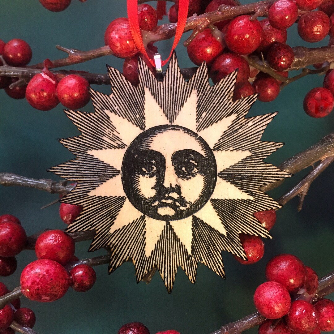 Summer Solstice Charm, Meditation Ornament, Summer Door Hanger, Boho ...