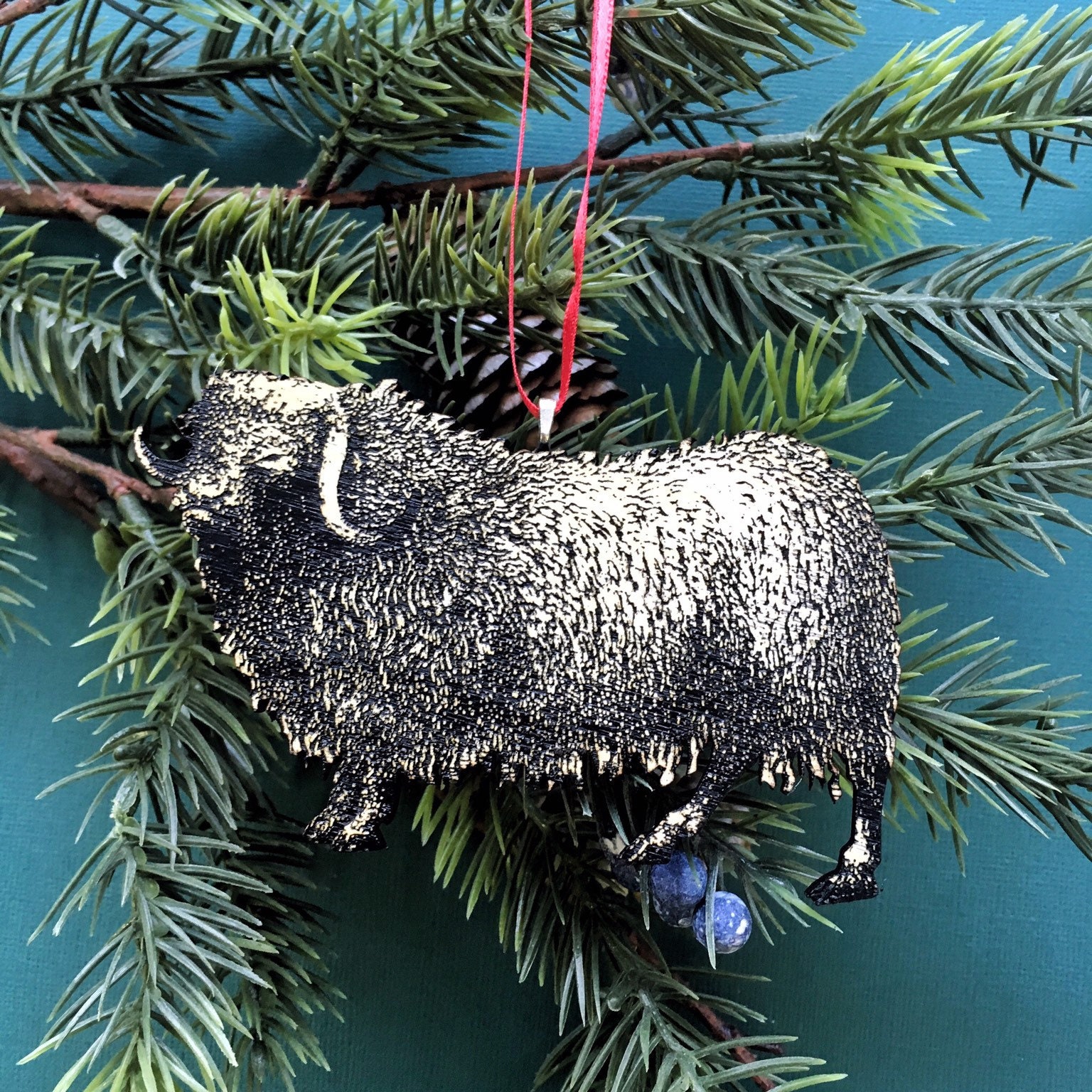 Musk Ox Ornament Antique Yak Gift Vintage Animal Ornaments - Etsy