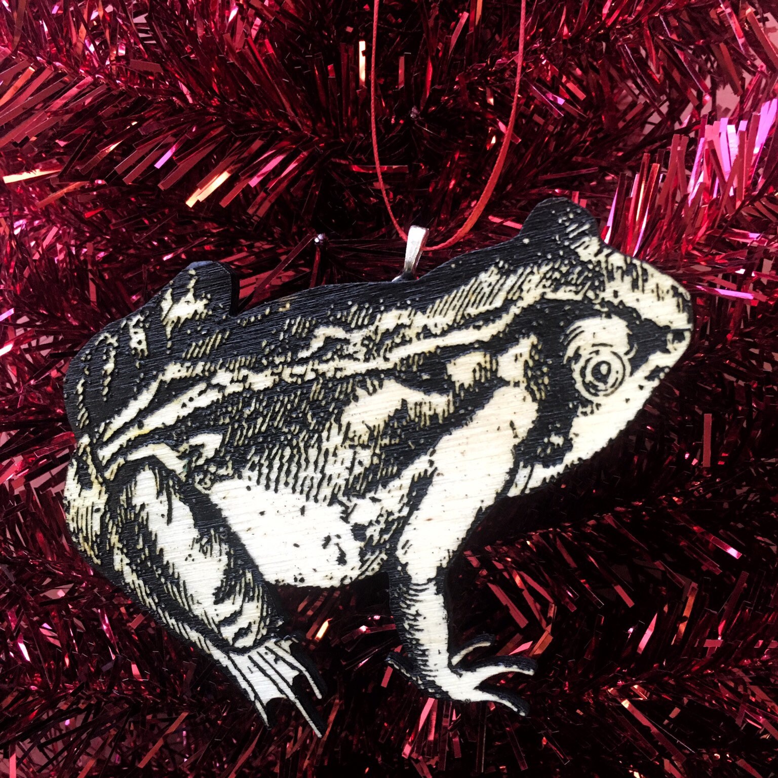 Frog Ornament Toad Christmas Ornament Vintage Frog Animal - Etsy