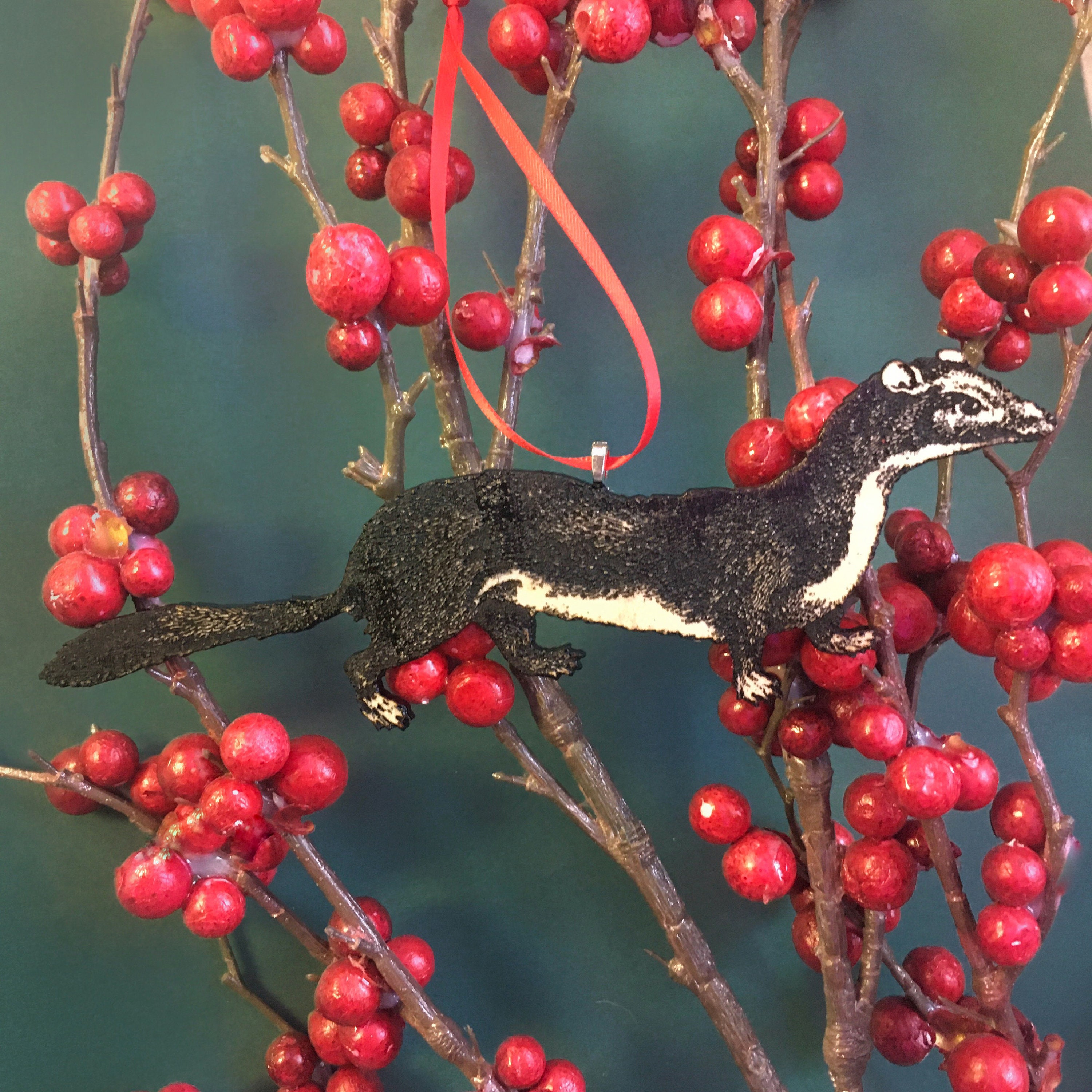 Sable Ornament Weasel Ornaments Christmas Gift Cute Rodent - Etsy