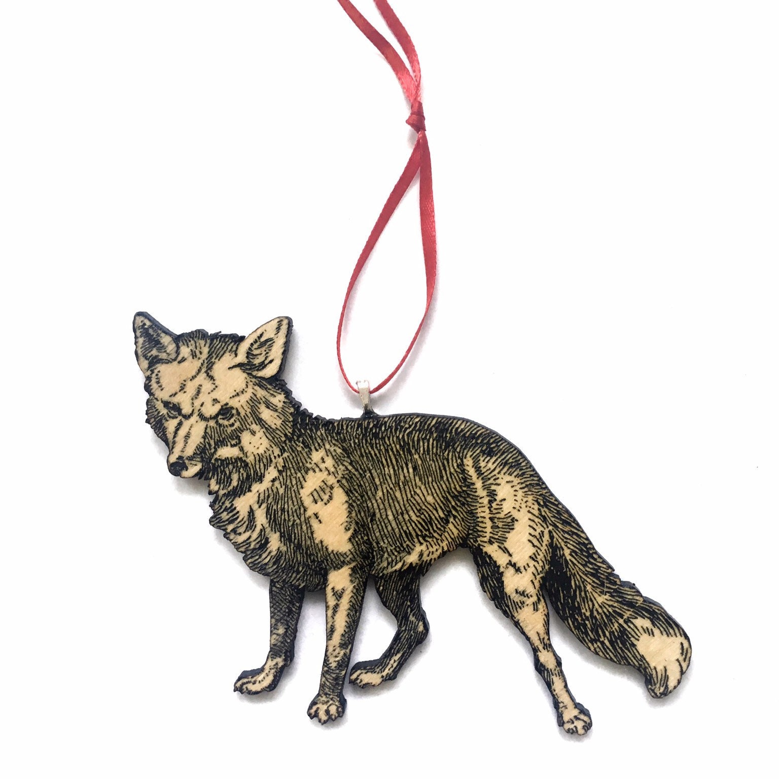 Fox Ornament Antique Fox Gift Fox Lover Gift Hostess Gift - Etsy