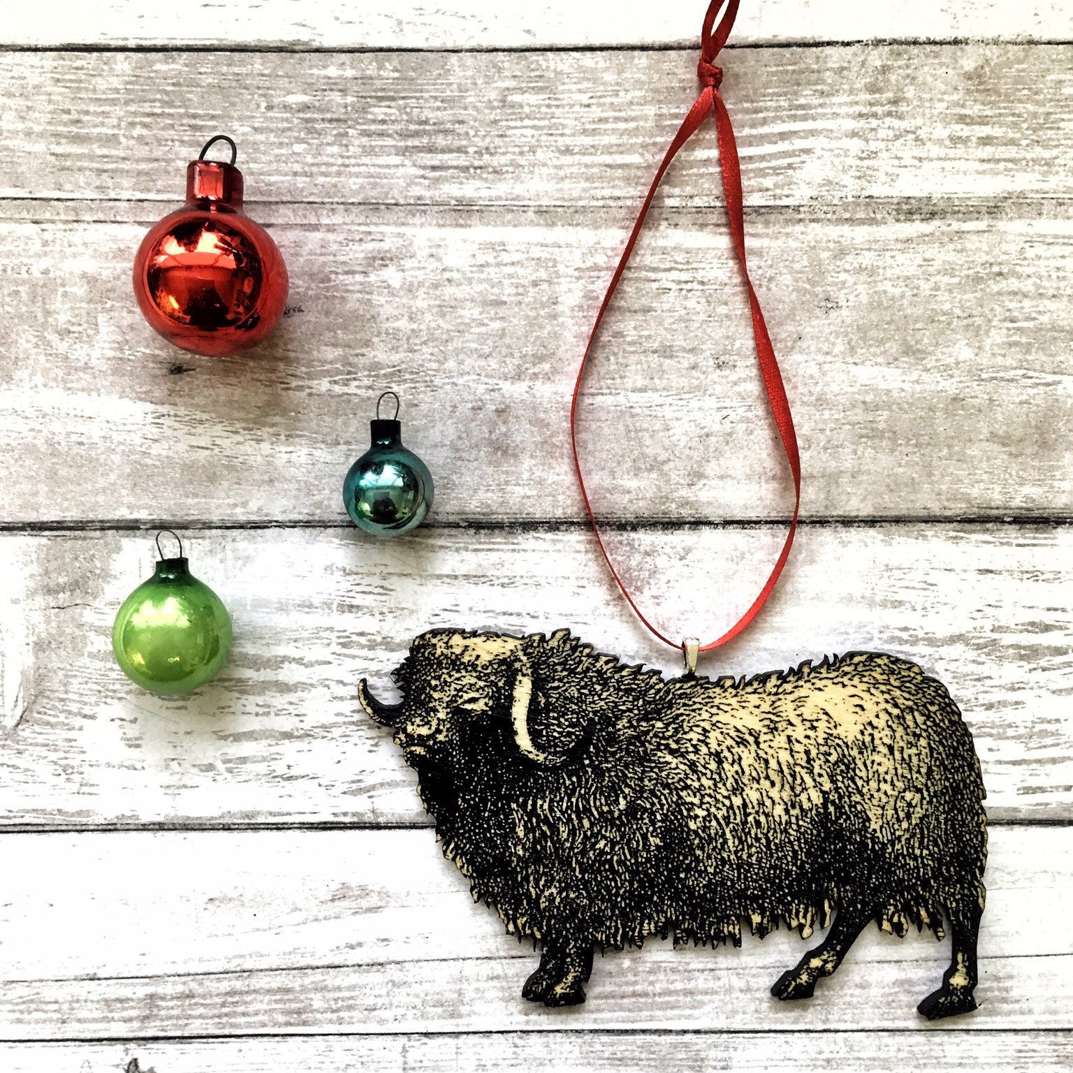 Musk Ox Ornament Antique Yak Gift Vintage Animal Ornaments - Etsy