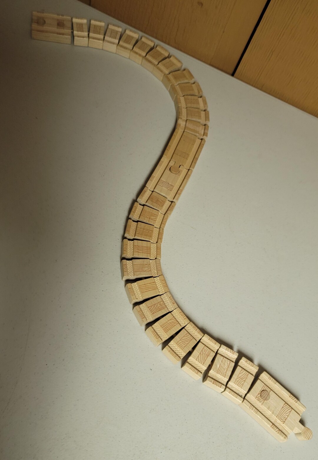 Thomas Wooden Railway Train Bendy Track Pieces X 2 - Etsy