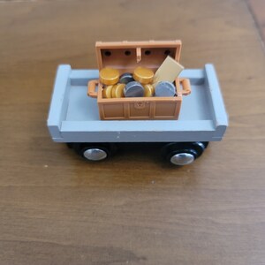 Wooden Train Treasure Cargo Car - Etsy