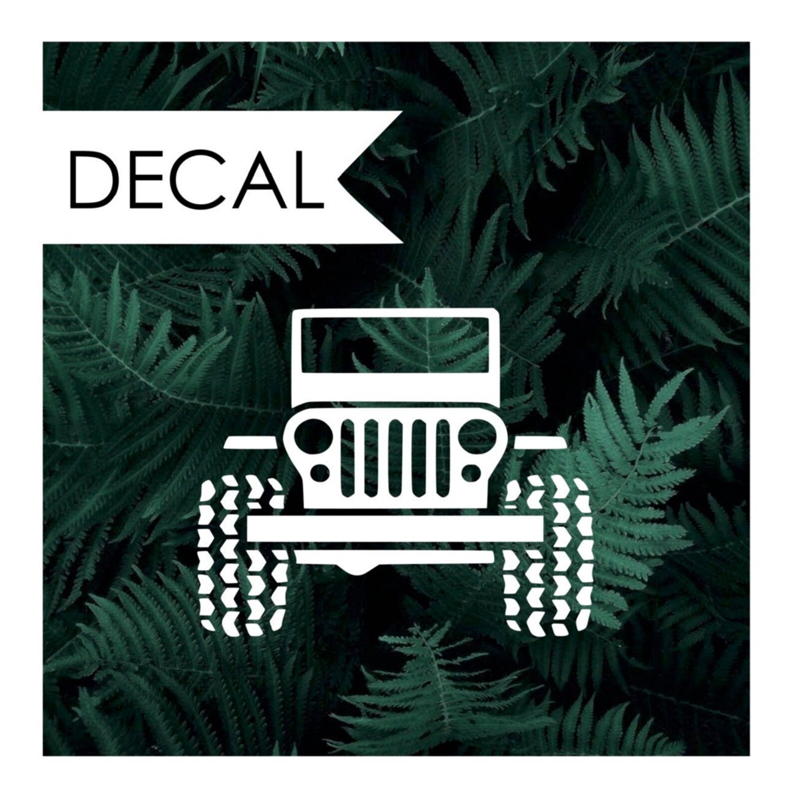 Jeep DECAL Cool Car Decals Customized Laptop Stickers | Etsy