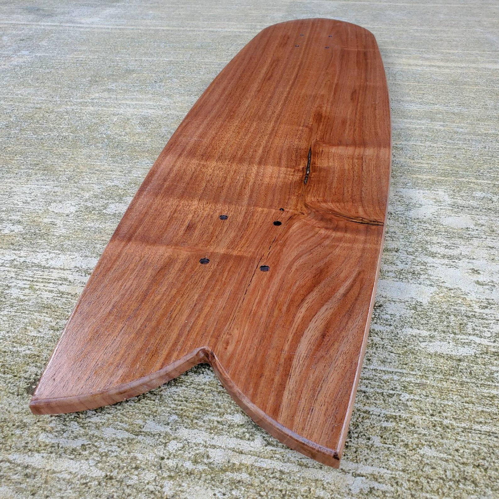 Fishtail Cruiser Skateboard Deck FREE SHIPPING Solid - Etsy