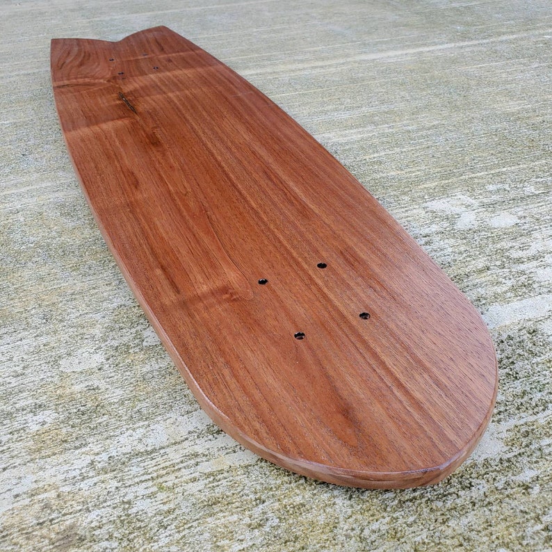 Fishtail Cruiser Skateboard Deck FREE SHIPPING Solid - Etsy