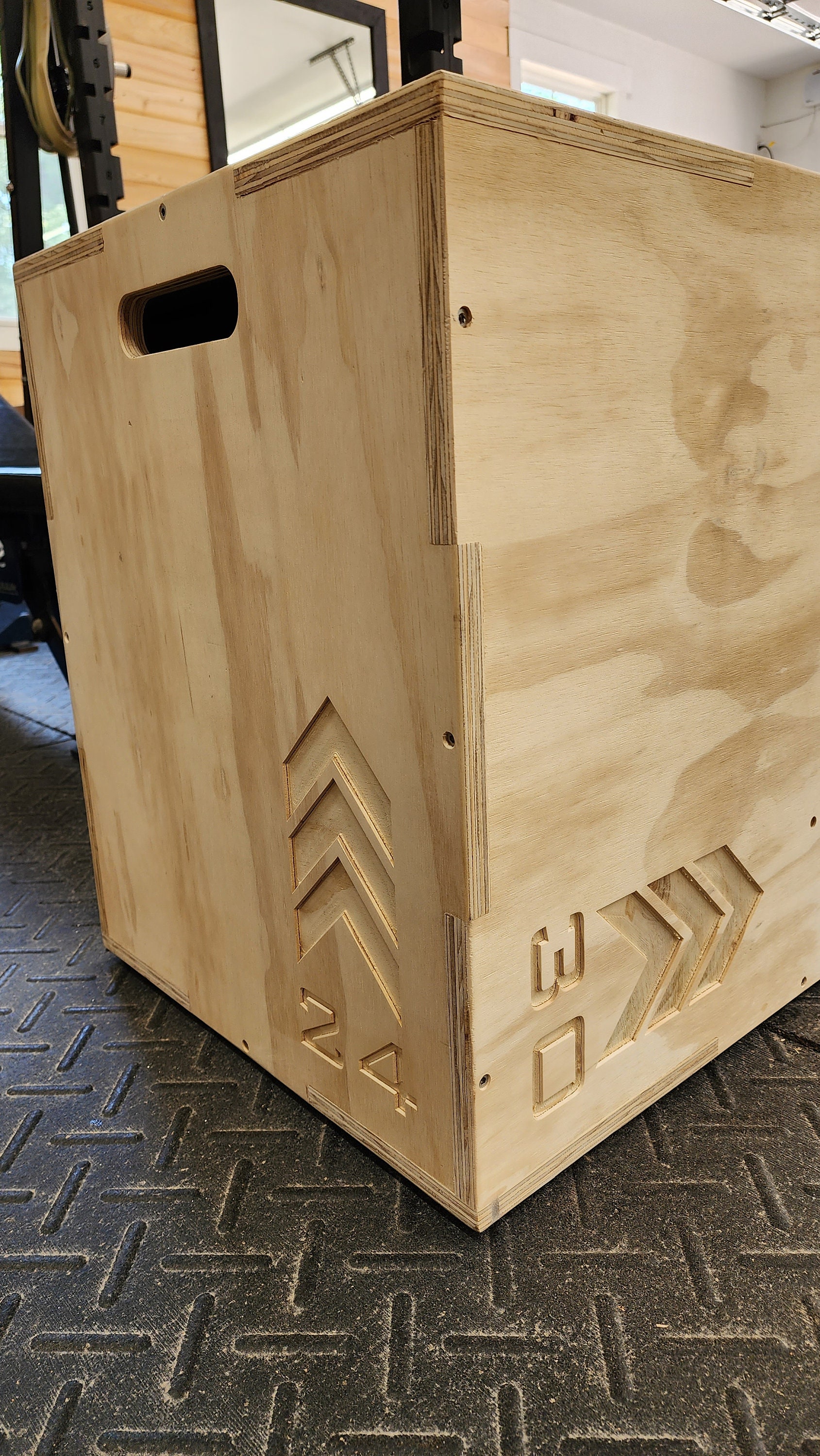 30x24x20 Flat-pack Plyo Box, Easy Assemble, Crossfit Box, WOD Box ...