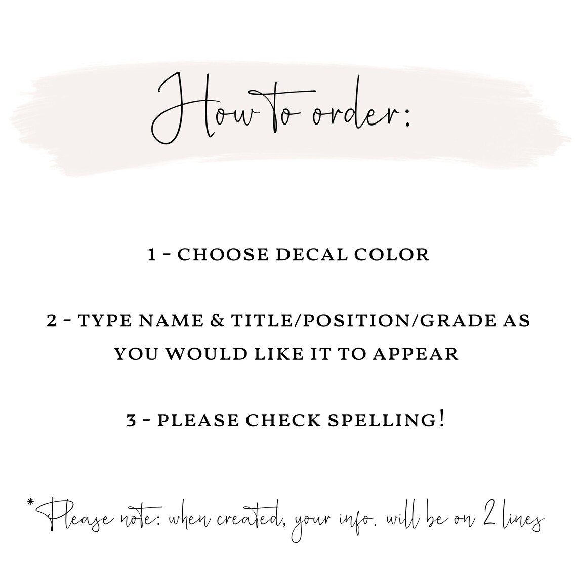 Personalized Office Door Name Decal, Office Window Cling Decal, Name ...