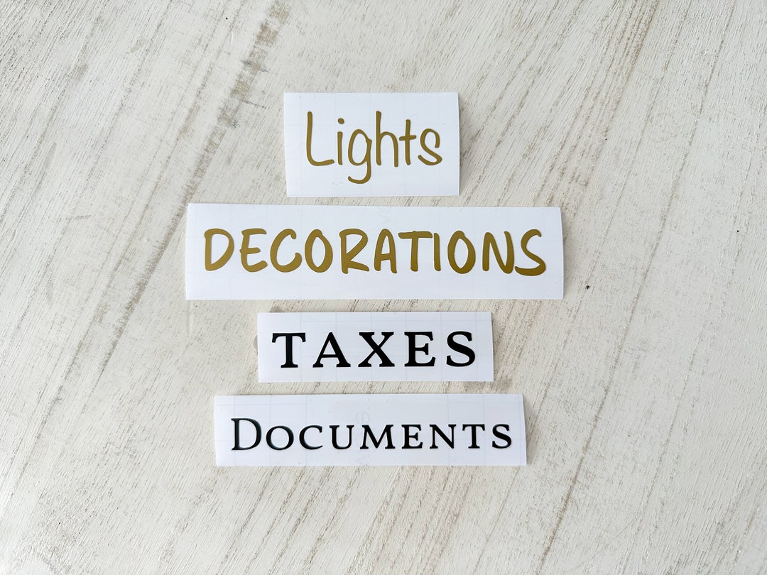 Personalized Removable Decal, Custom Word Label, Sticker Label for ...