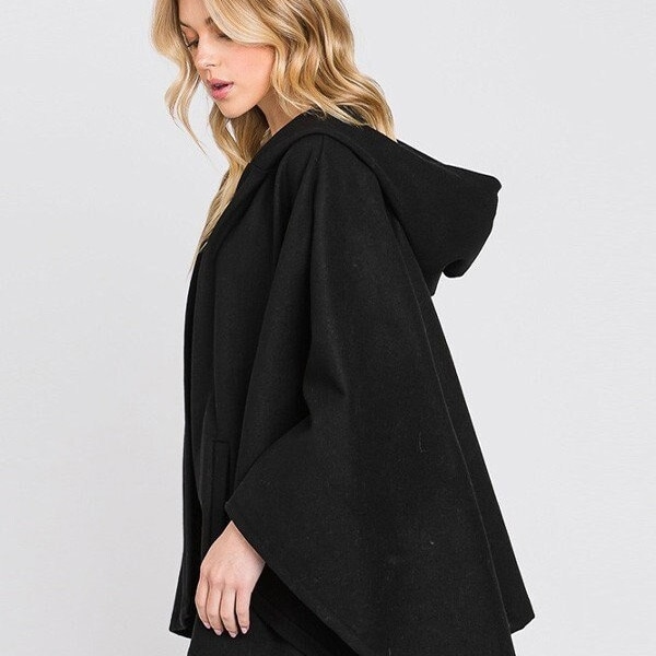 Poncho With Hood - Etsy