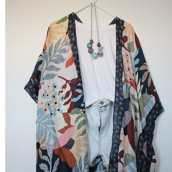Beach Cover up Kimono - Etsy