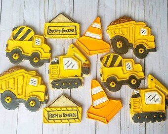 Construction cookies | Etsy