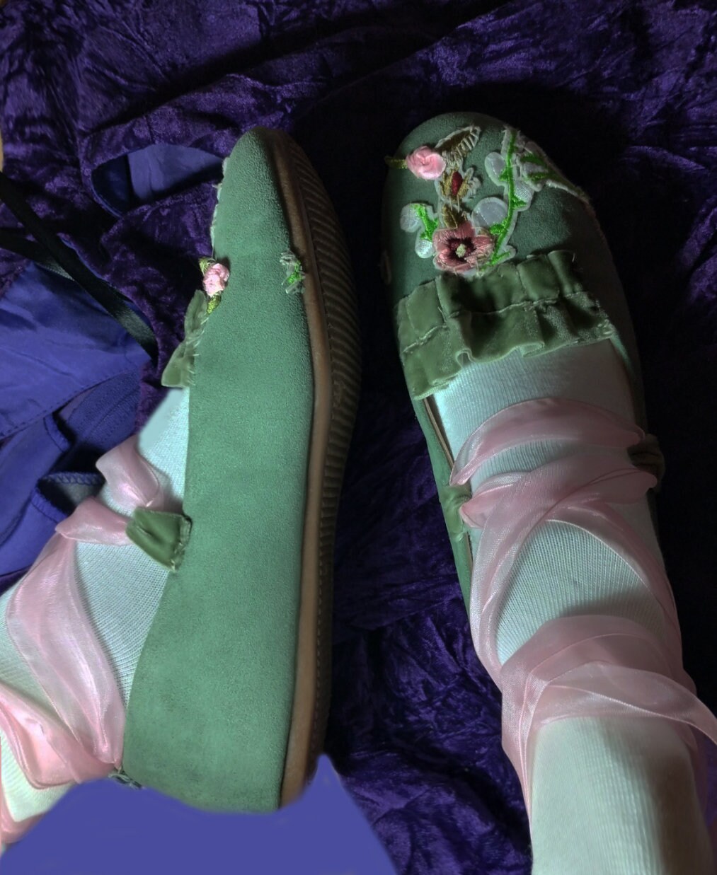 Regency Style Shoes With Embroidery - Etsy