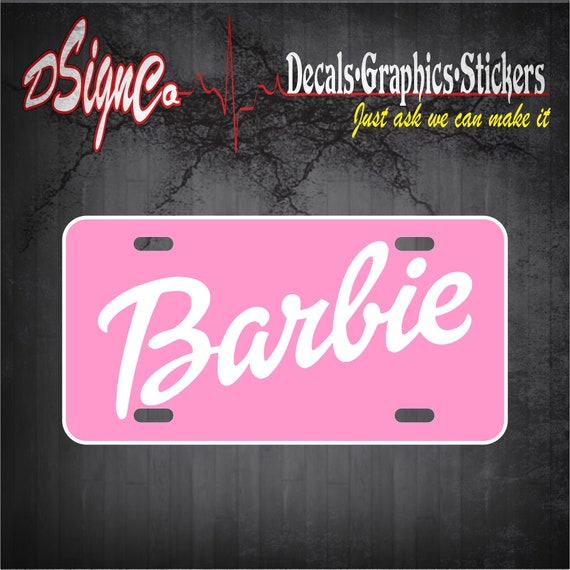 Barbie License Plate | Etsy