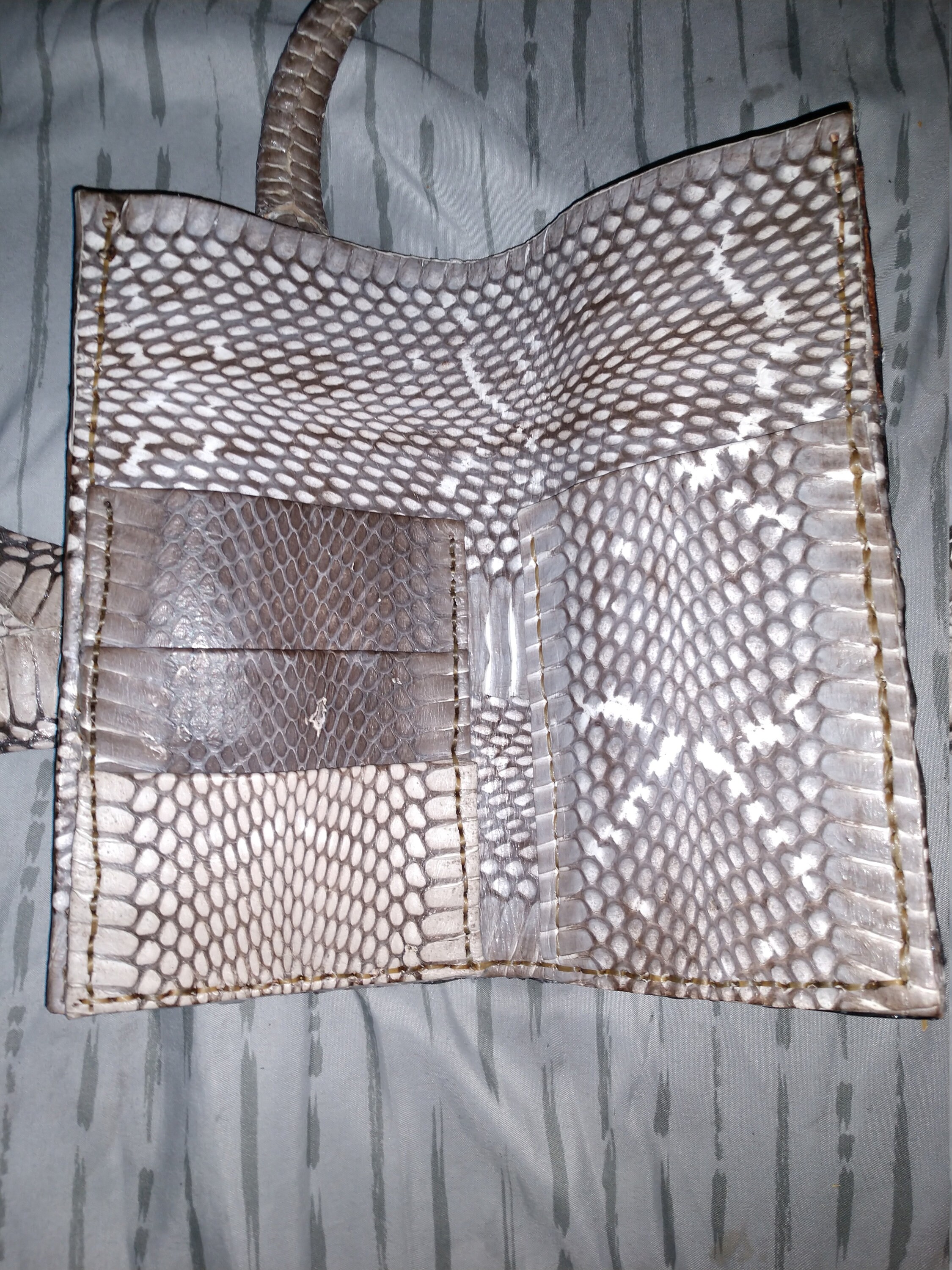 Cobra Snake Skin Wallet - Etsy