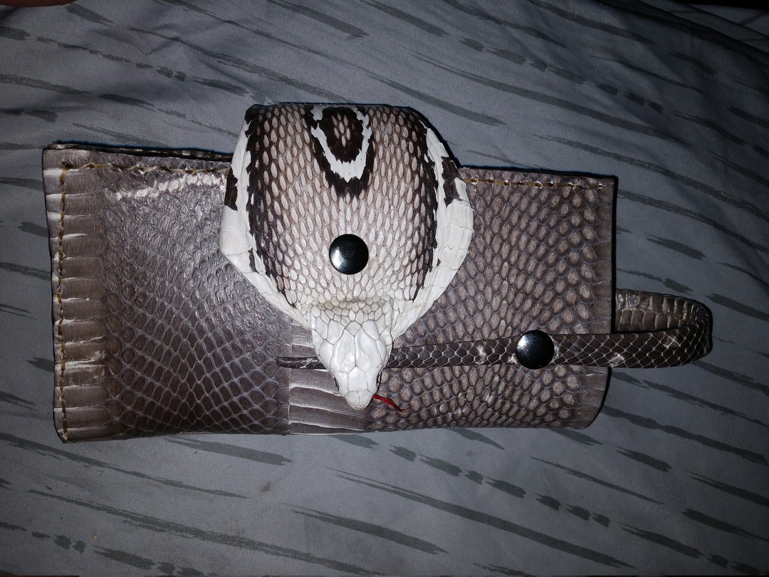 Cobra Snake Skin Wallet - Etsy