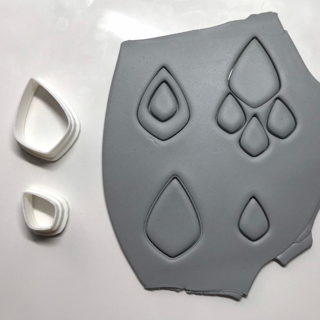 Cutter for Modeling Clay Various Sizes 10-50 Mm Square Drop - Etsy