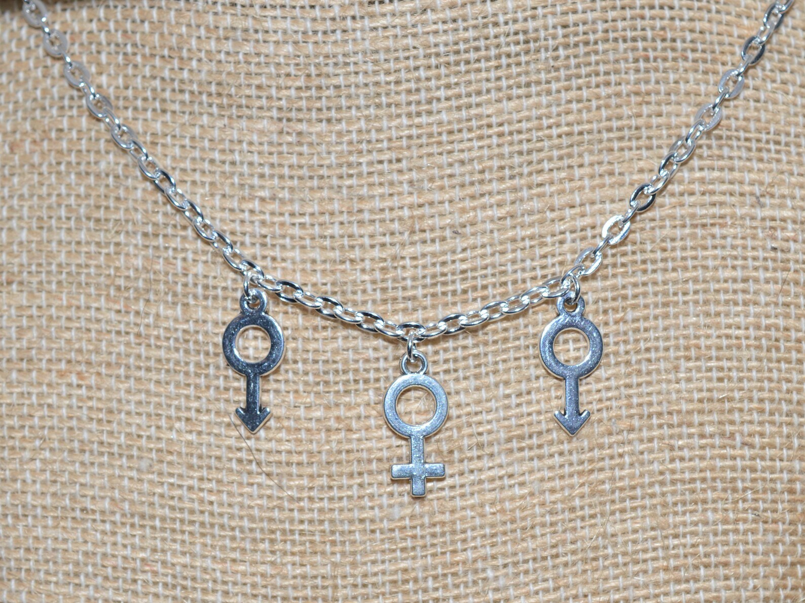 Hot Wife Necklace Threesome Necklace Mfm Necklace Silver Etsy