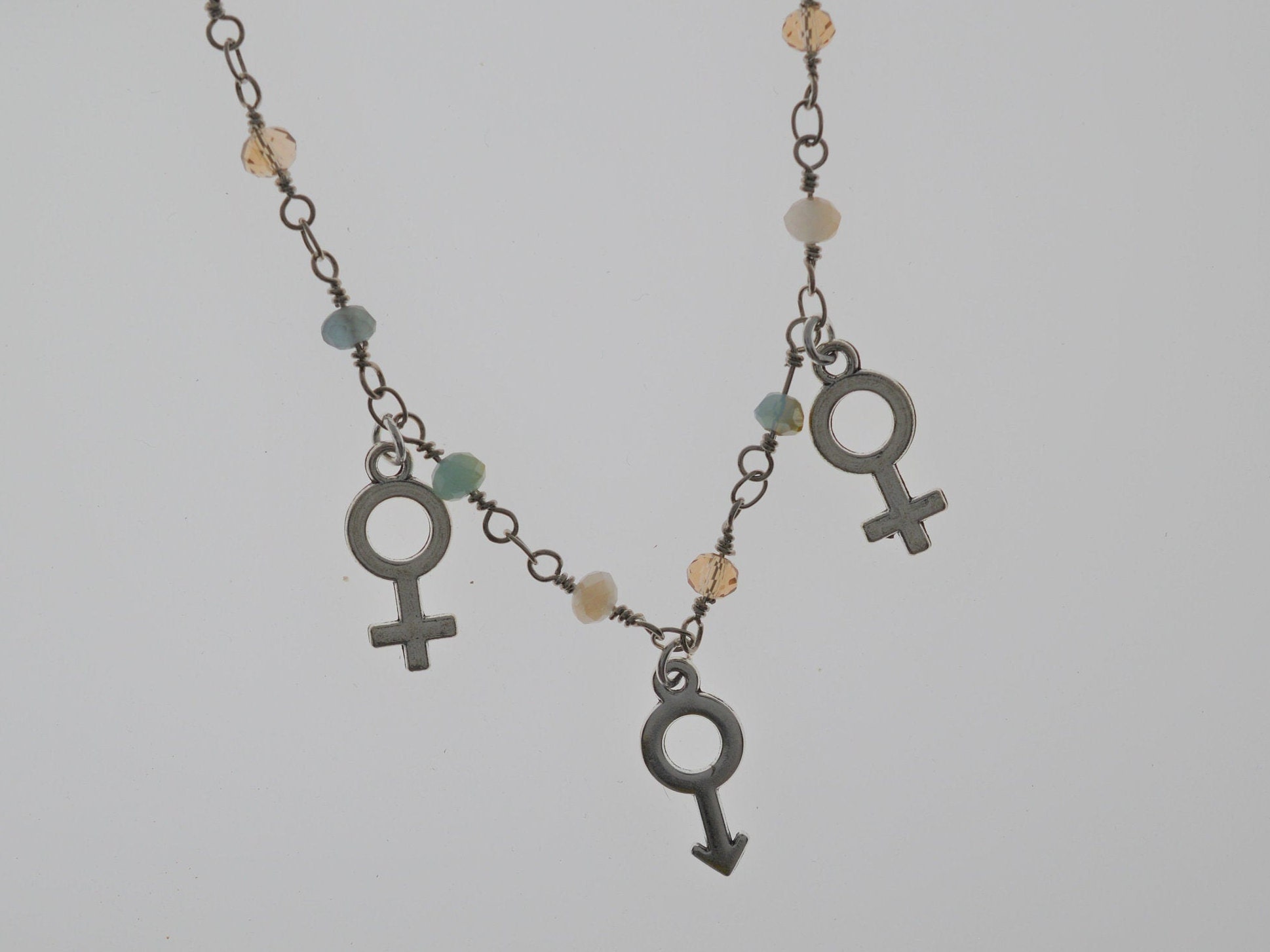 Hot Wife Beaded Necklace Threesome Necklace Fmf Necklace Etsy
