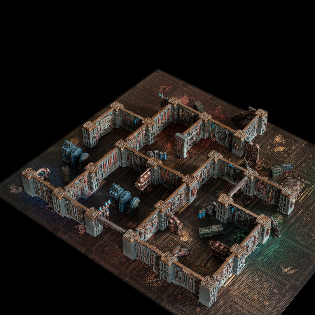 Kill Team Into the Dark-modular System of Walls, Doors - Etsy