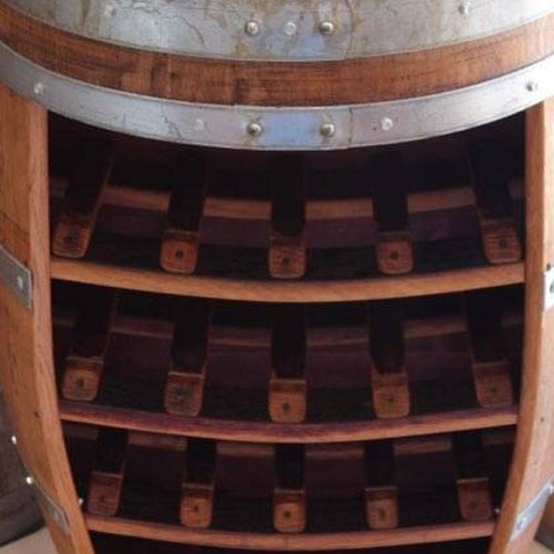 Half Barrel Wine Rack | Etsy