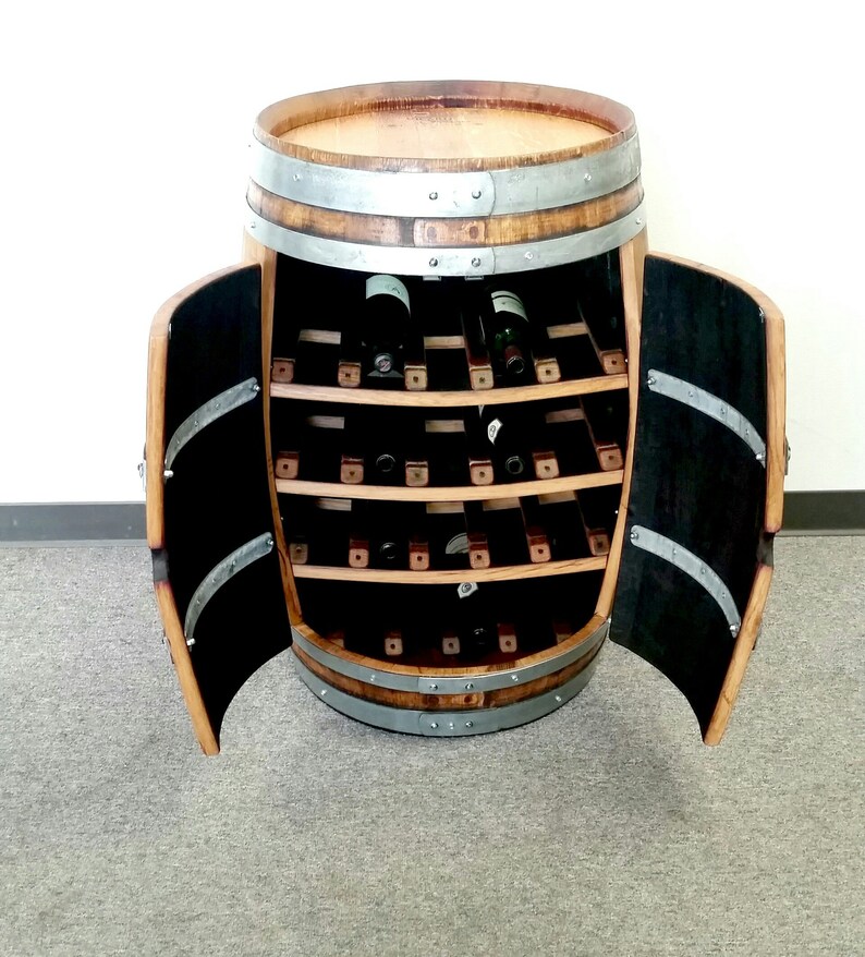 Full Barrel Wine Rack - Etsy