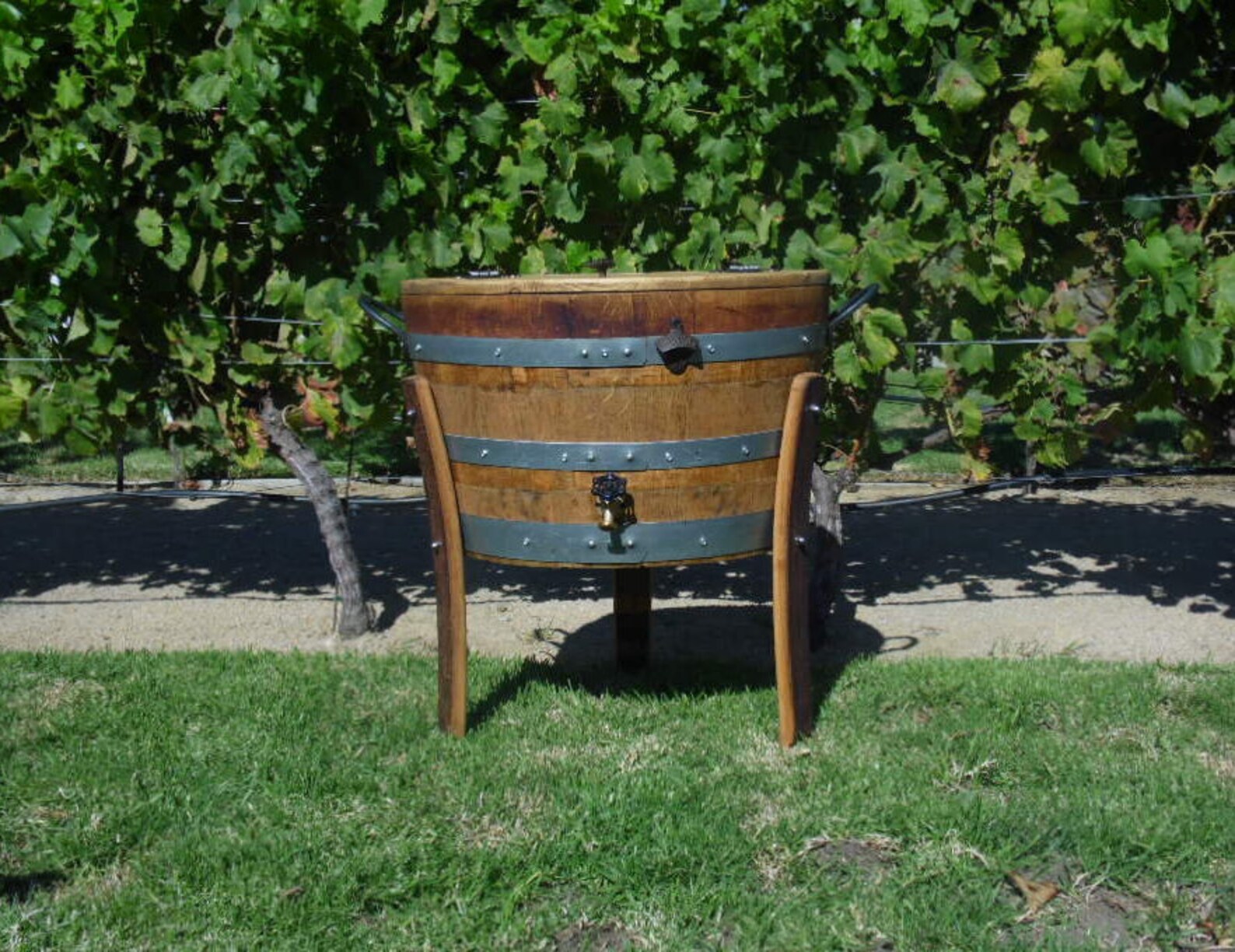 Half Barrel Ice Chest - Etsy