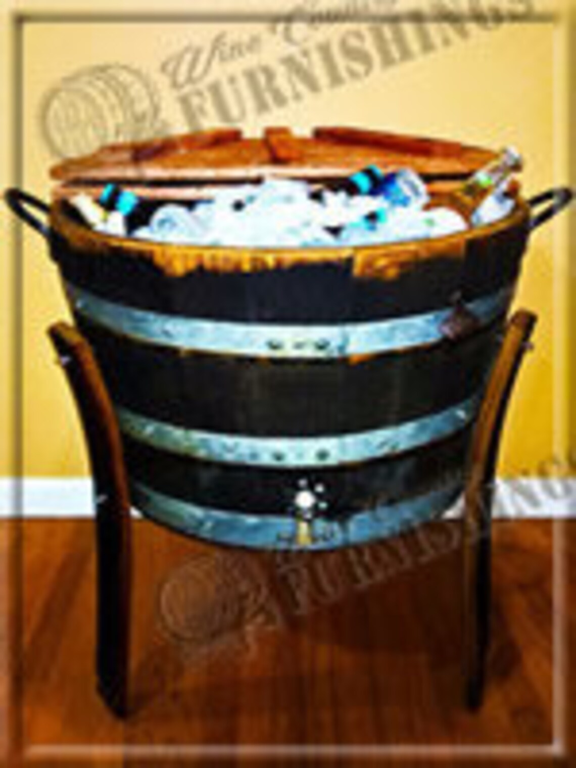 Half Barrel Ice Chest - Etsy