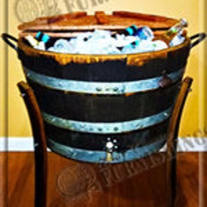 Half Barrel Ice Chest - Etsy