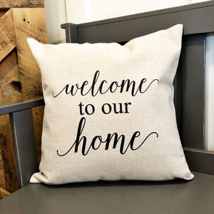 Welcome Pillow - Etsy