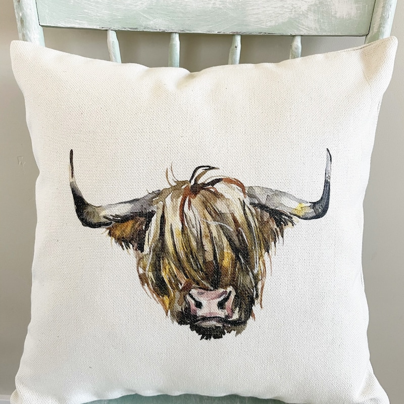 Cow Pillow - Etsy