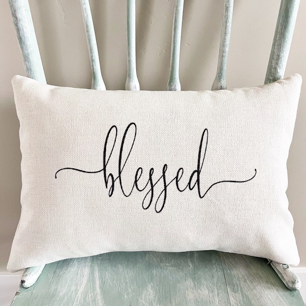 Blessed Pillow - Etsy