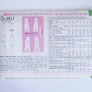 SIMPLICITY 5361 SEWING Pattern : 1973 Disco Pants Flares and A Line ...