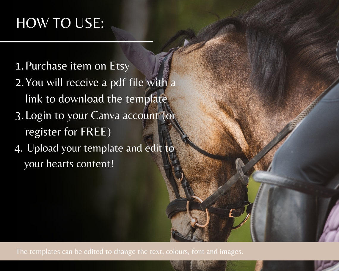 Horse Social Media Post Templates Download | 30 Horse Themed Designs ...