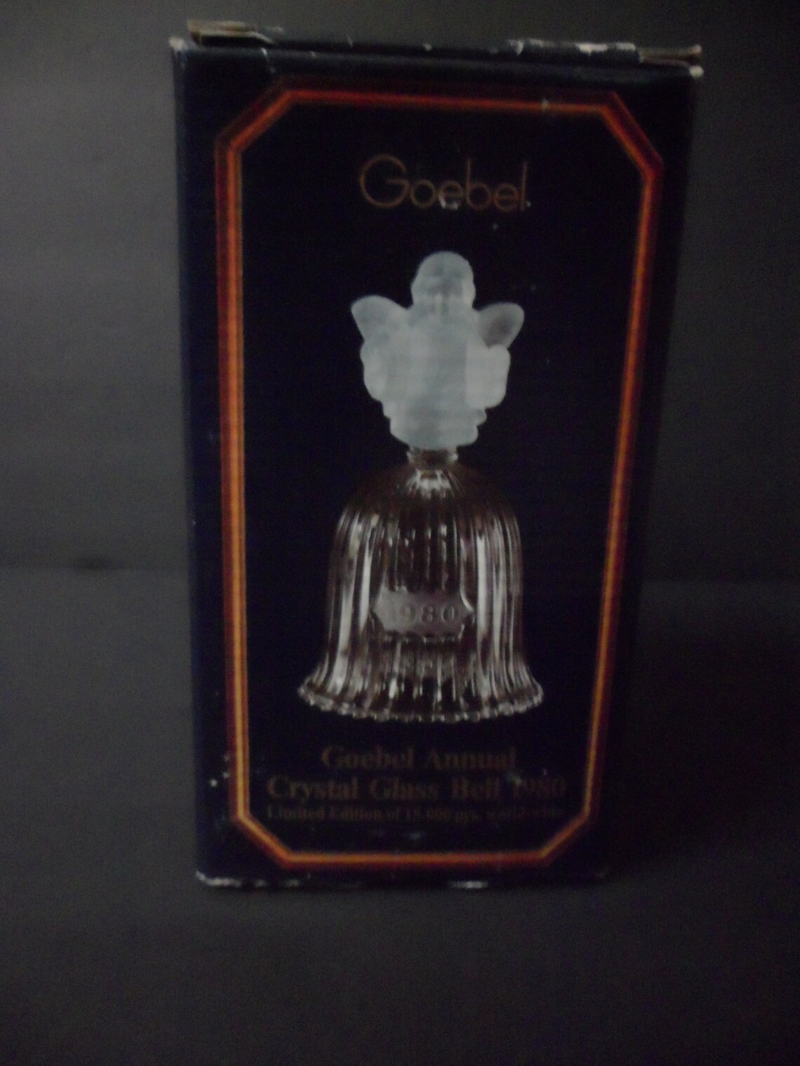 Goebel 1980 Vintage Crystal Glass Angel Limited Edition Bell - Etsy