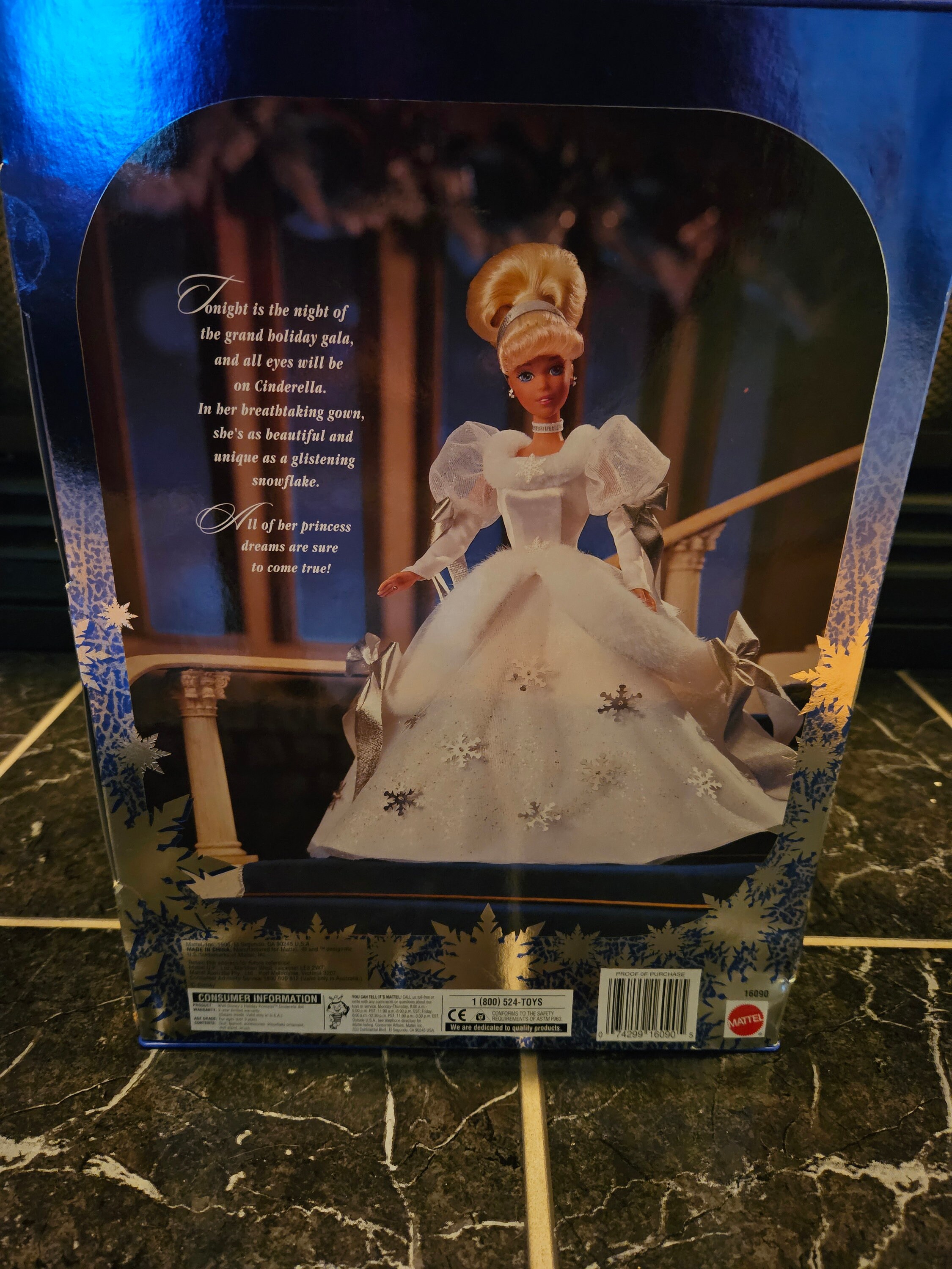 1996 Cinderella Barbie Walt Disney S 1996 Cinderella Barbie Holiday