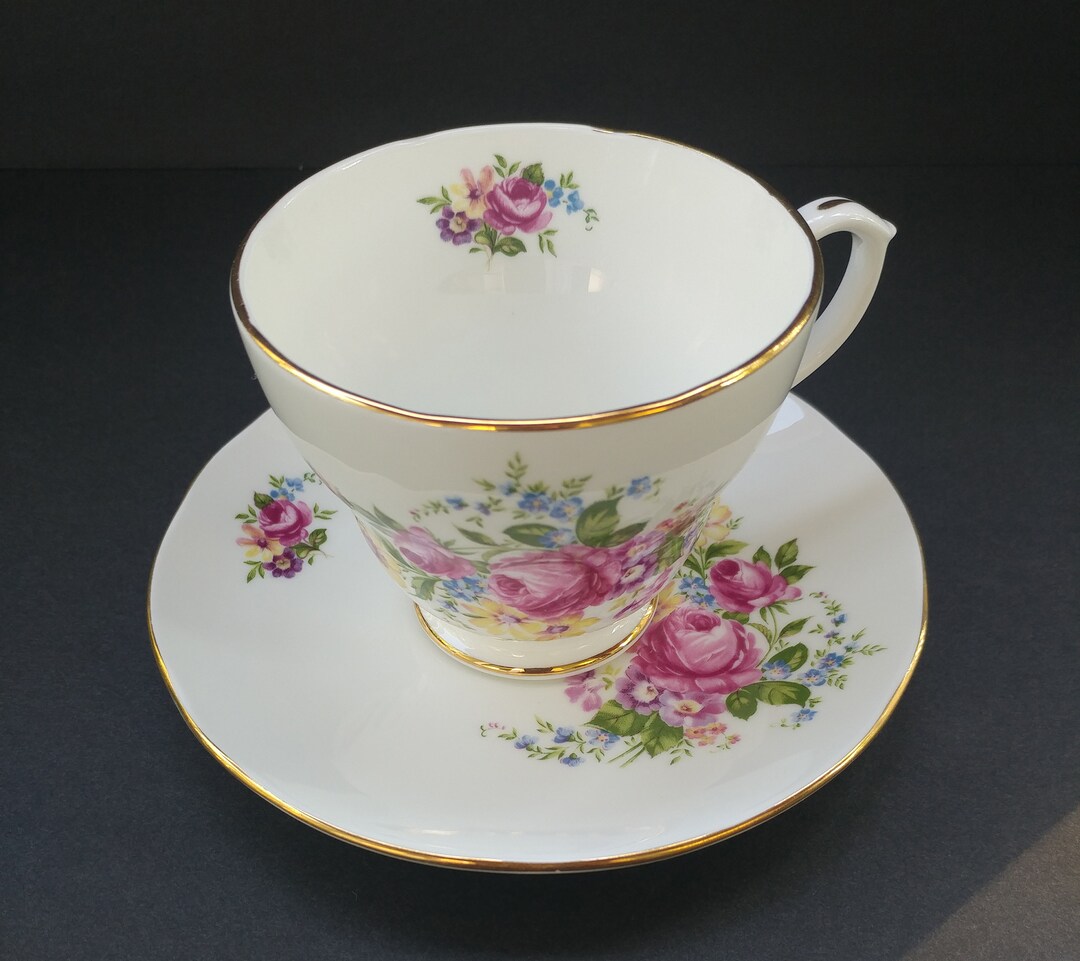 Vintage Duchess Fine Bone China Teacup Set - Etsy
