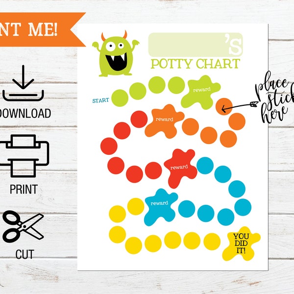 Printable Sticker Chart - Etsy