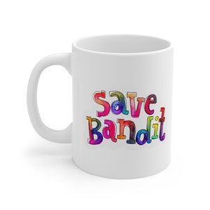 Save Bandit Mug Angela Martin the Office Coffee Mug the - Etsy