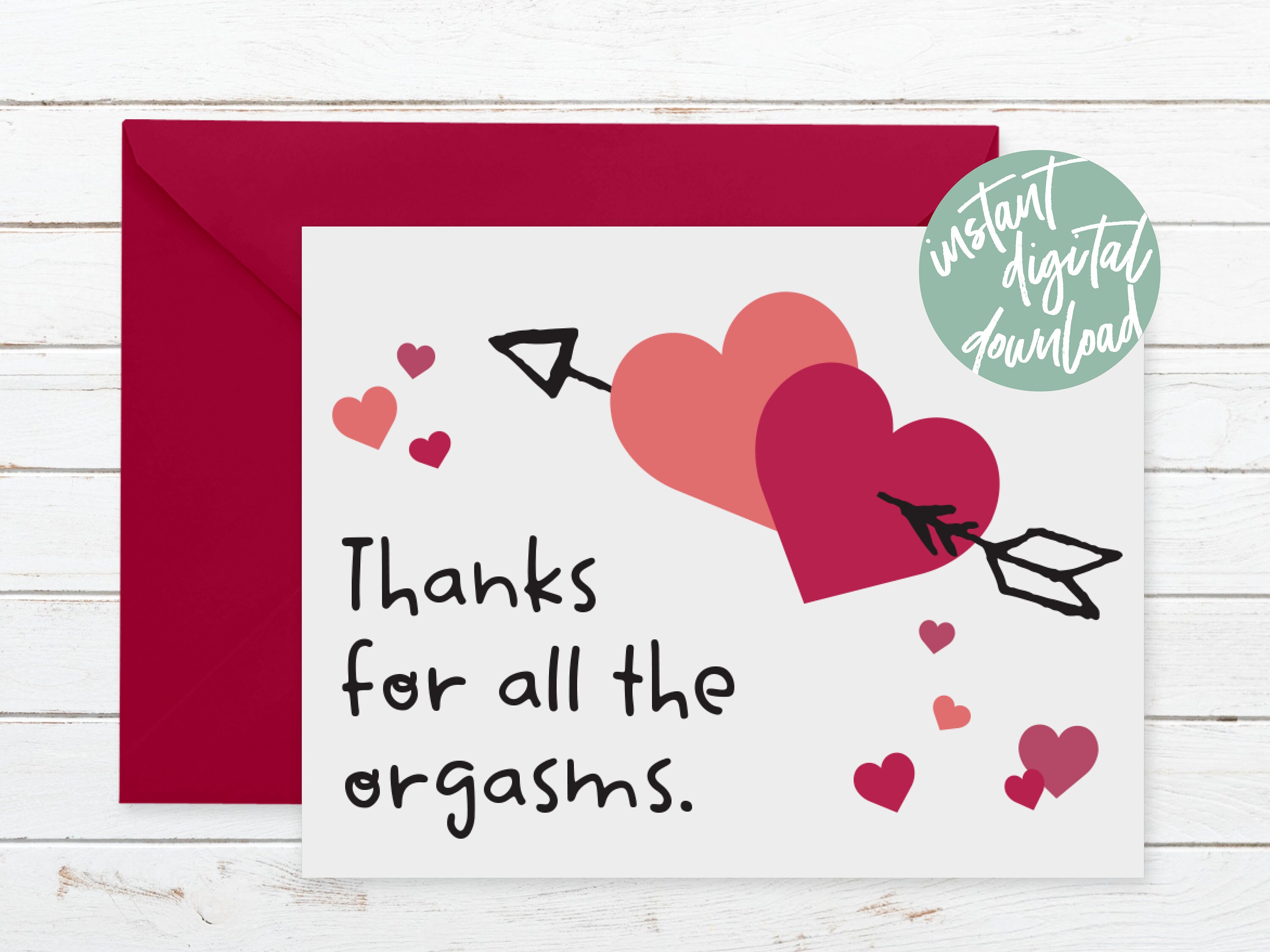 Sexy Thank You Card