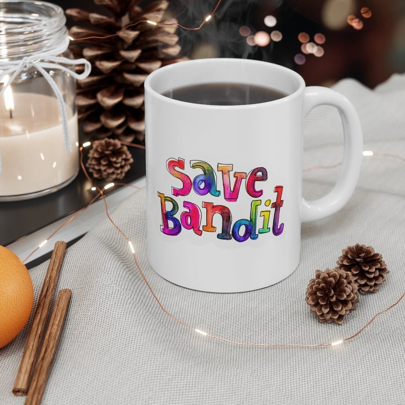 Save Bandit Mug Angela Martin the Office Coffee Mug the - Etsy